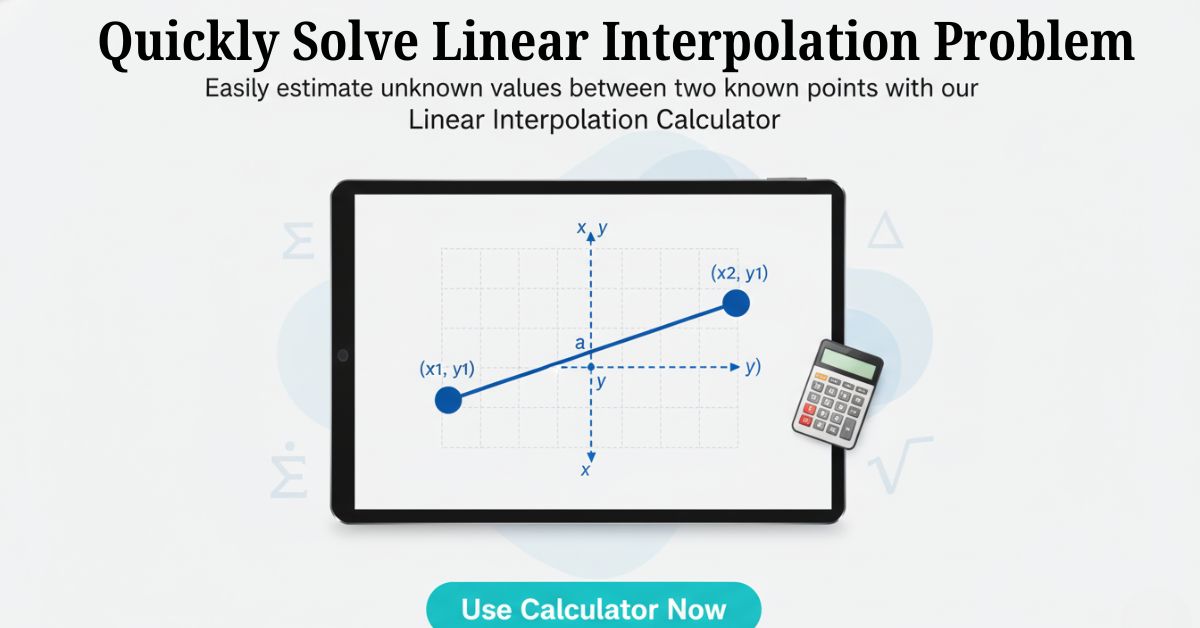 Linear Interpolation Calculator